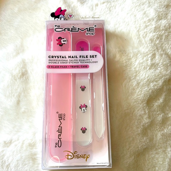 Disney | Makeup | Nwtminnie Mouse Crystal Nail Set W 2 Glass Files ...